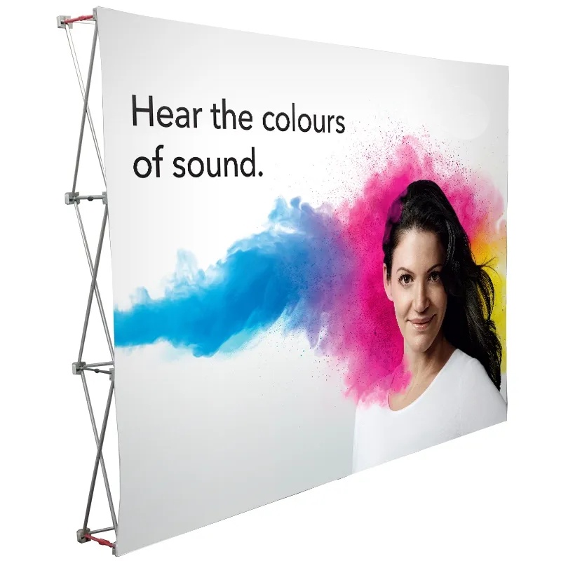 Popup Pull Frame Backdrop ขาตั้งฉากแบล็คดรอป 3x3 3x4 ฟูเฟรม(ตรง) Pop Up ...