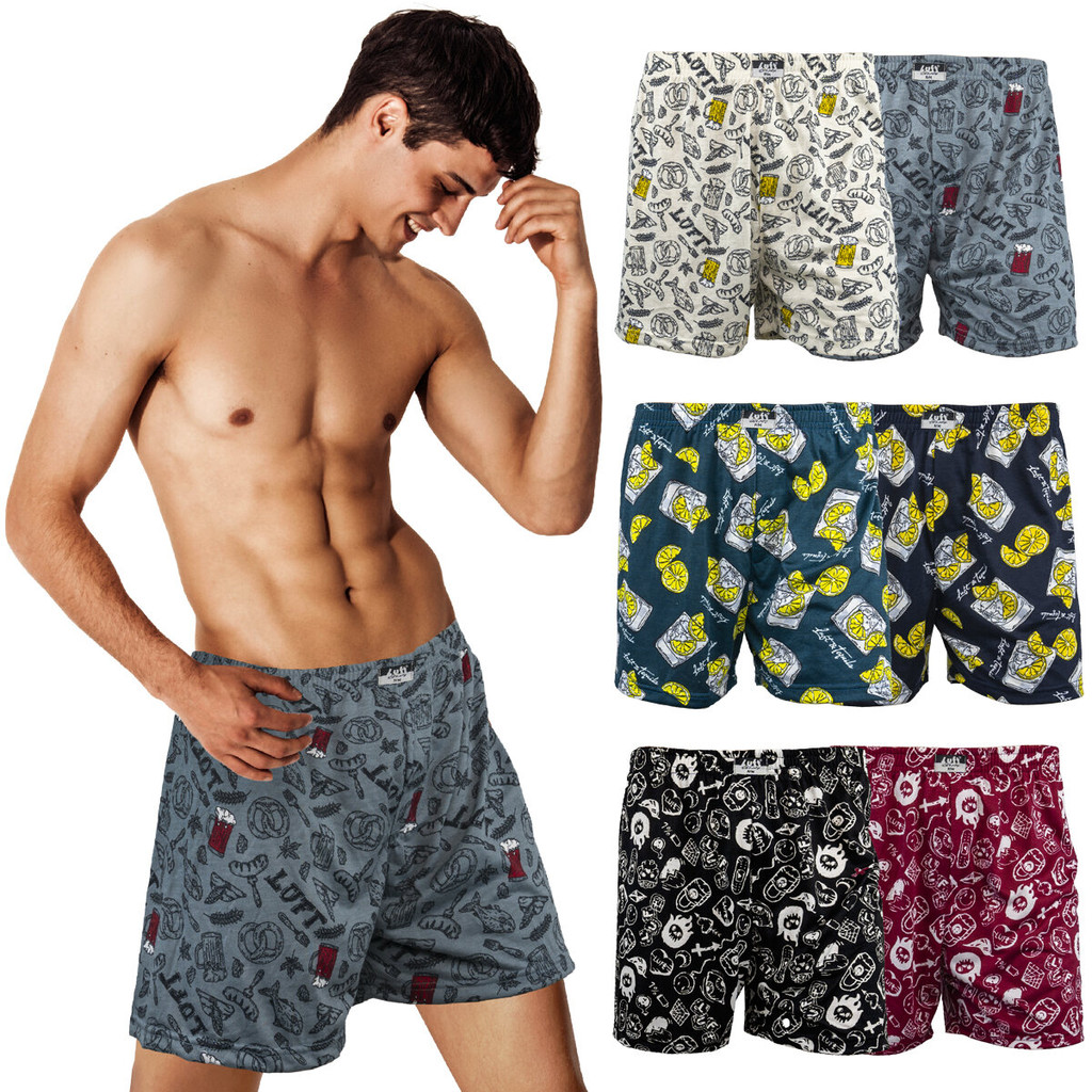 LUFT KNITTED BOXER กางเกงบ๊อกเซอร์ลายพิมพ์ รุ่น L4076 จำนวน 1 ตัว/แพ็ค ...