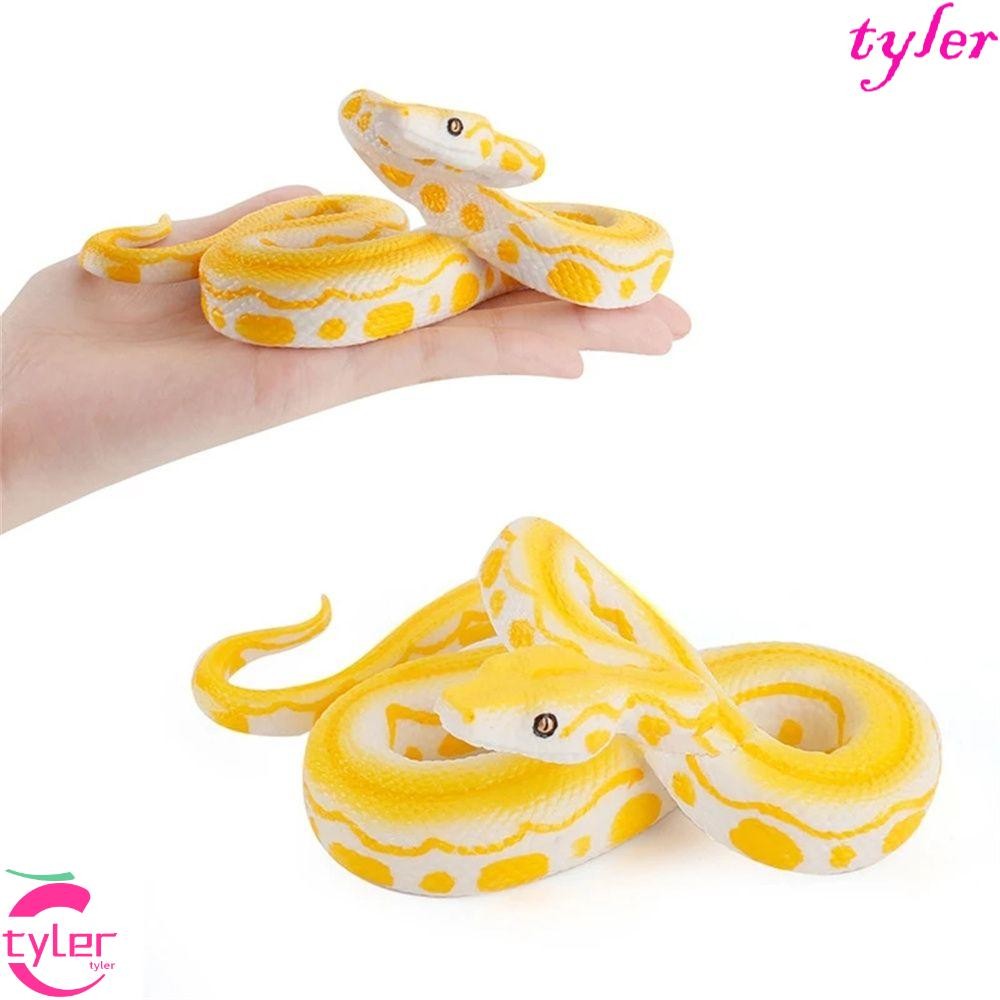 Tyler งูของเล่นเด็กของเล่นฮาโลวีนสมจริงงูขนาดใหญ่ป่า Python รุ่น Python ...