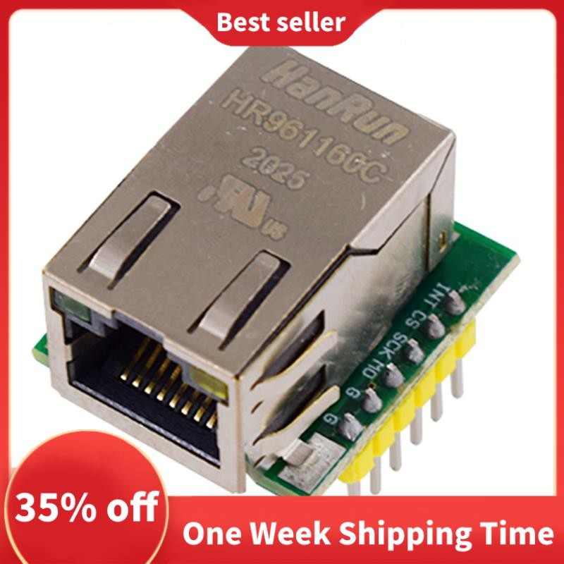 2 ชิ้น/ล็อต USR-ES1 W5500 ชิปใหม่ SPI ถึง LAN/Ethernet Converter TCP/IP ...