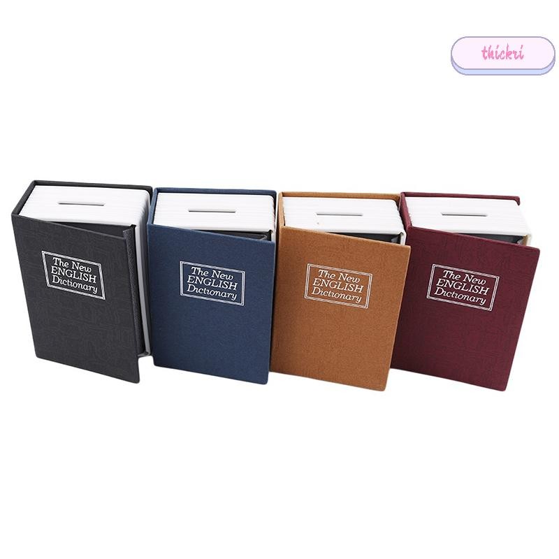 Tt พจนานุกรม Mini Safe Box Book Money Hidden Secret Security Safe Lock ...