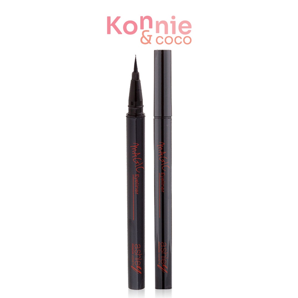 Ashley Magic Eyeliner Black 4g แอชลี่ย์ อายไลเนอร์สีดำสนิทหัวแปรงเมจิก ...