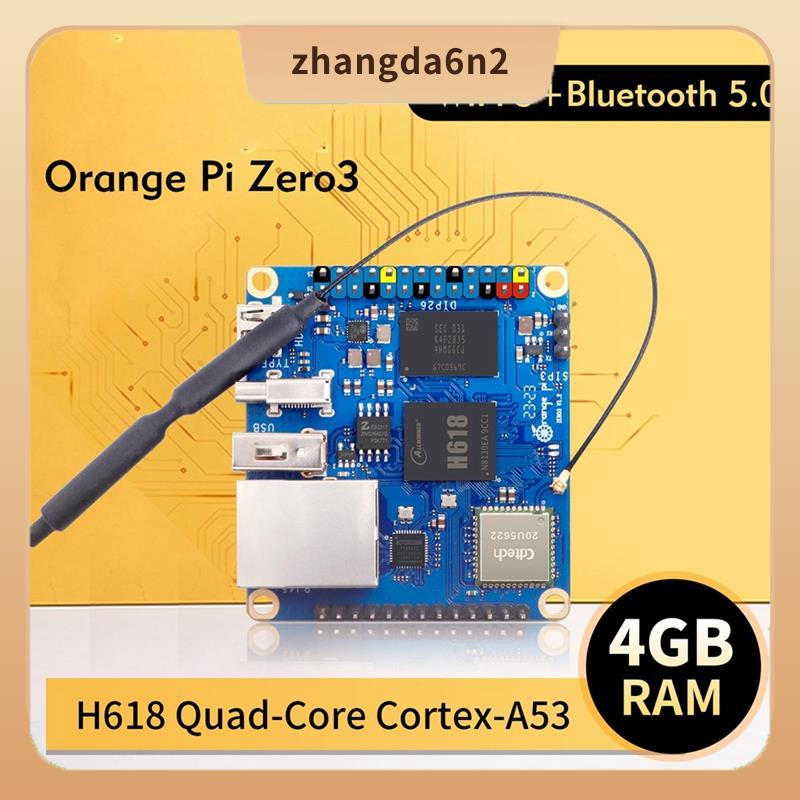 【พร้อมส่ง】บอร์ดไมโครคอนโทรลเลอร์ ชิป Wifi LPDDR4 Gigabit Zero 3 4GB H618 4GB แบบเปลี่ยน สําหรับ ...