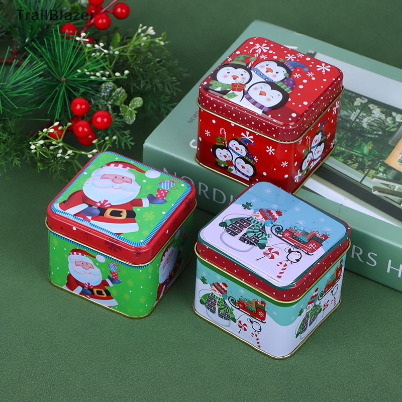 Tbth กล่องบรรจุภัณฑ์เปล่า ทรงสี่เหลี่ยม ลายธีมคริสต์มาส 1 ชิ้น | Shopee ...