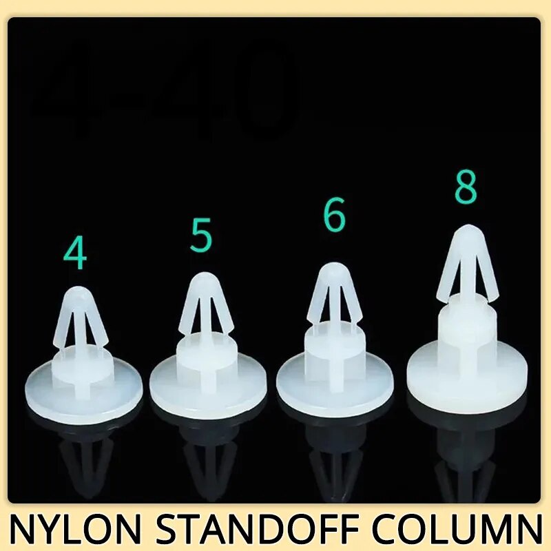 Nylon Standoff Spacer Dia.4mm 5mm 6mm 8mm Plastic Pillar Rack ...