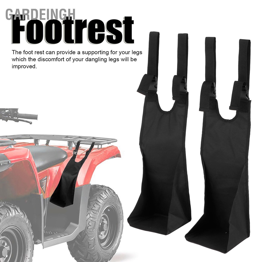 GardeingH 1 คู่ Universal พับแขวนที่วางเท้าสำหรับ ATV/UTV สวน ...