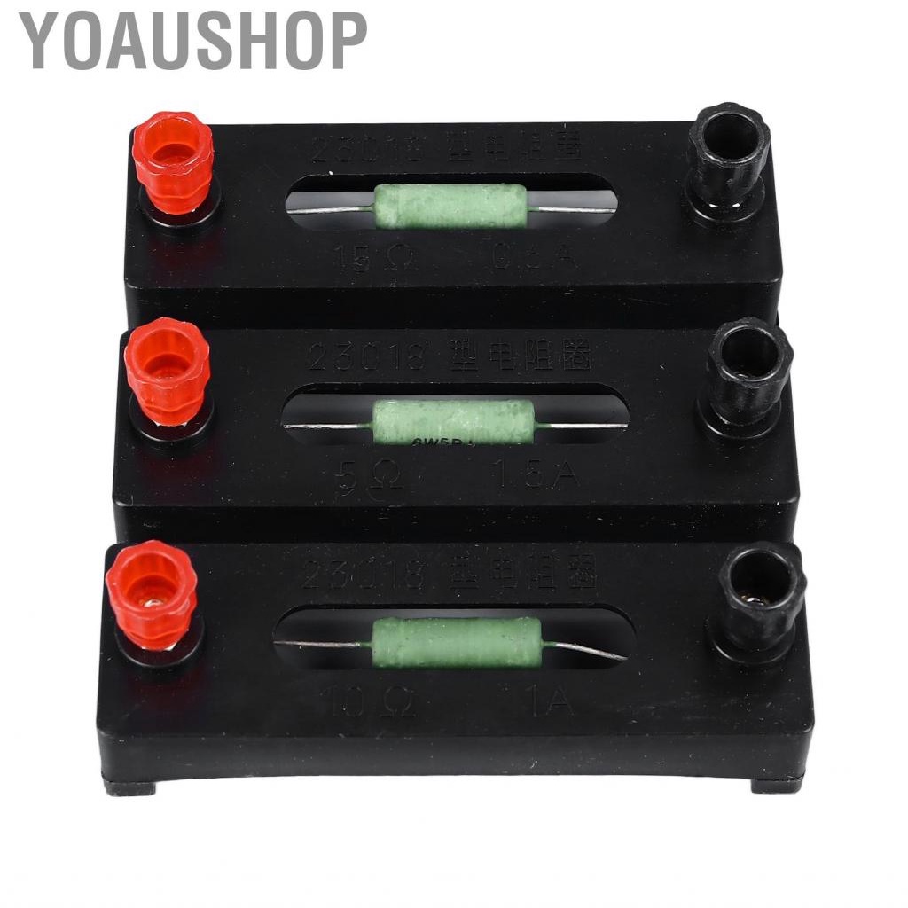 Yoaushop Fixed Resistor Kit Coils 5Ω 10Ω 15Ω Electronic Resistors for ...