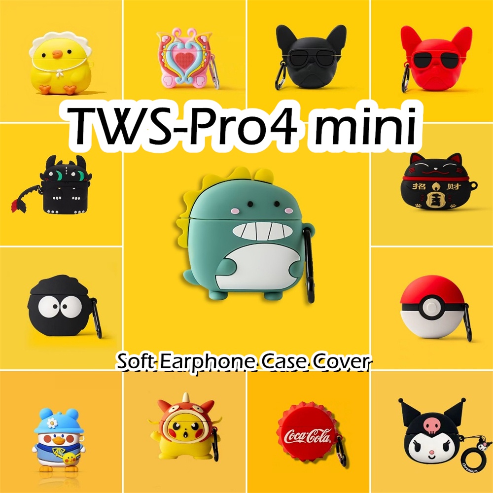 พร้อมส่ง! นําไปใช้กับ TWS-Pro4 mini เคส Case เคสหูฟัง คอลเลกชันการ์ตูน ...
