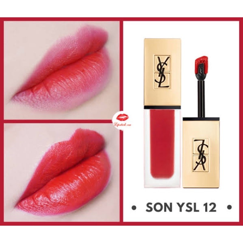 แท้ ลิป Ysl tatouage couture liquid matte 3ml & 6ml | Shopee Thailand