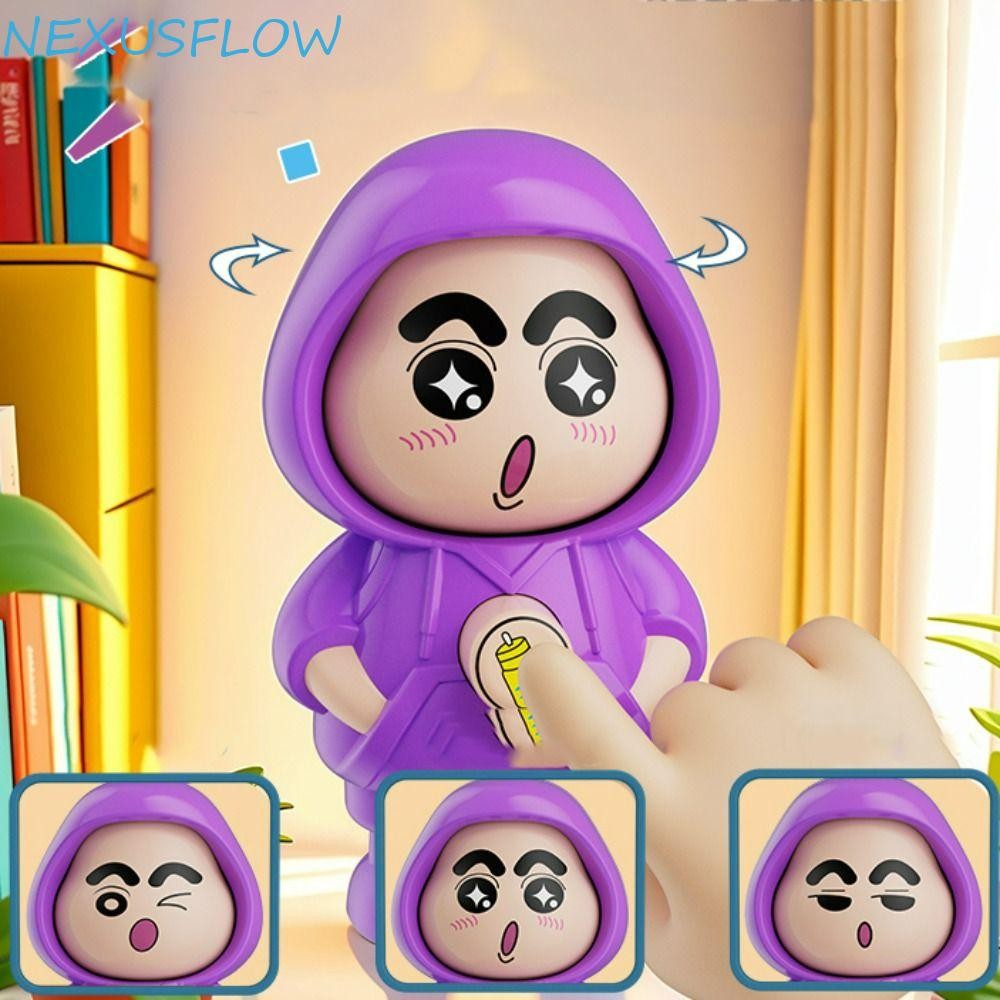 Nexusflow Crayon Shin-chan ตุ๊กตาเปลี่ยนหน้า, พร้อมพวงกุญแจพลาสติก Shin ...