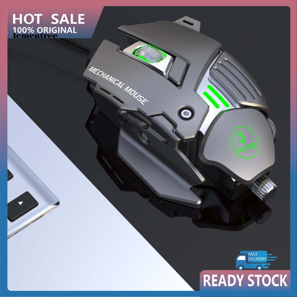 Gm8 เมาส์เกมมิ่งมีสาย RGB LED เรืองแสง กันลื่น ออกแบบตามสรีรศาสตร์ รองรับมาโคร ตั้งโปรแกรมได้ ...