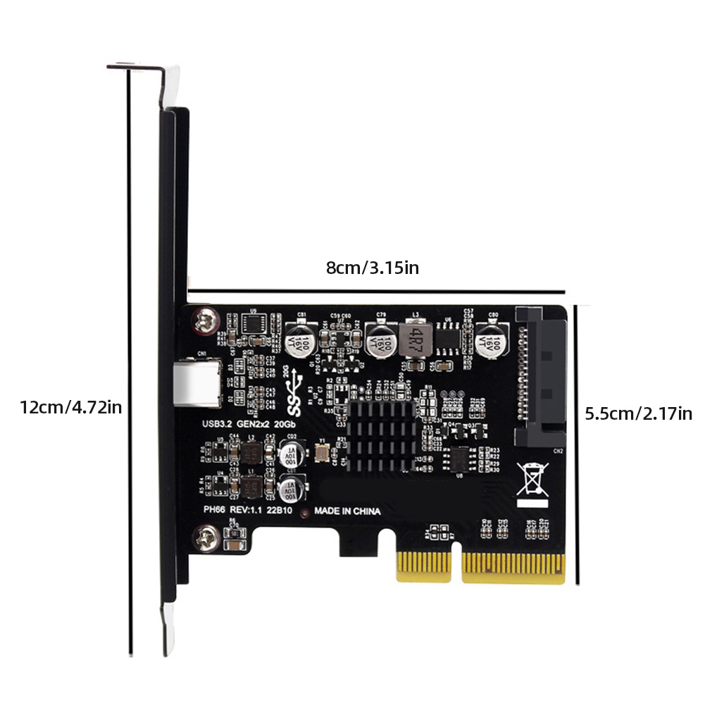 [Dcline.th] การ์ดต่อขยายแปลง 20Gbps PCI Express เป็น USB3.2 Gen2 ...