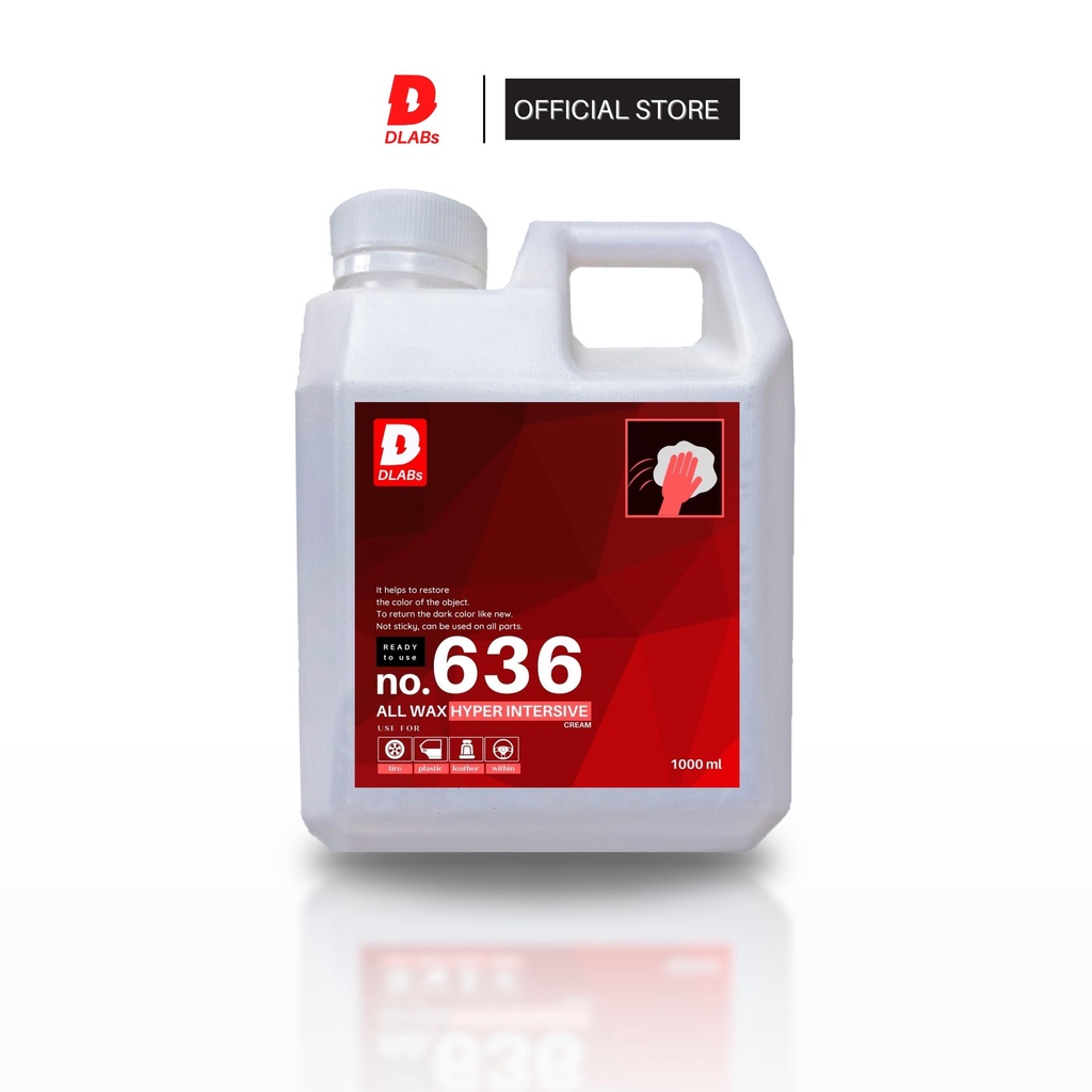 636 เจลเคลือบชิ้นส่วนพลาสติก และเคลือบยาง พร้อมใช้งาน [ALL WAX BY DLABs] | Shopee Thailand