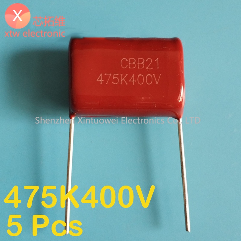 5 ชิ้น/ล็อต CBB21/CBB22 475K400V 475J 4.7UF เครื่องเชื่อมอินเวอร์เตอร์ ...