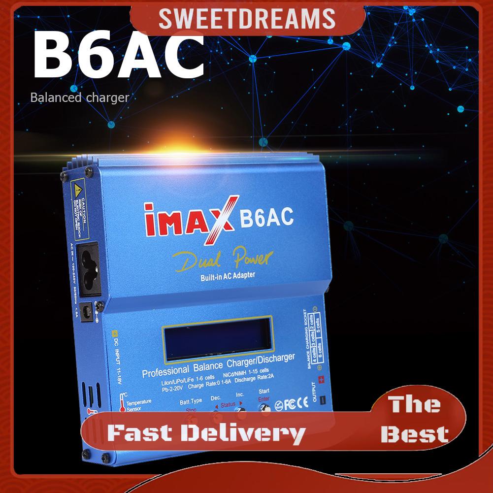 【Sweet】ที่ชาร์จแบตเตอรี่ Imax B6AC 80W NiMH พาวเวอร์ซัพพลายในตัว ...