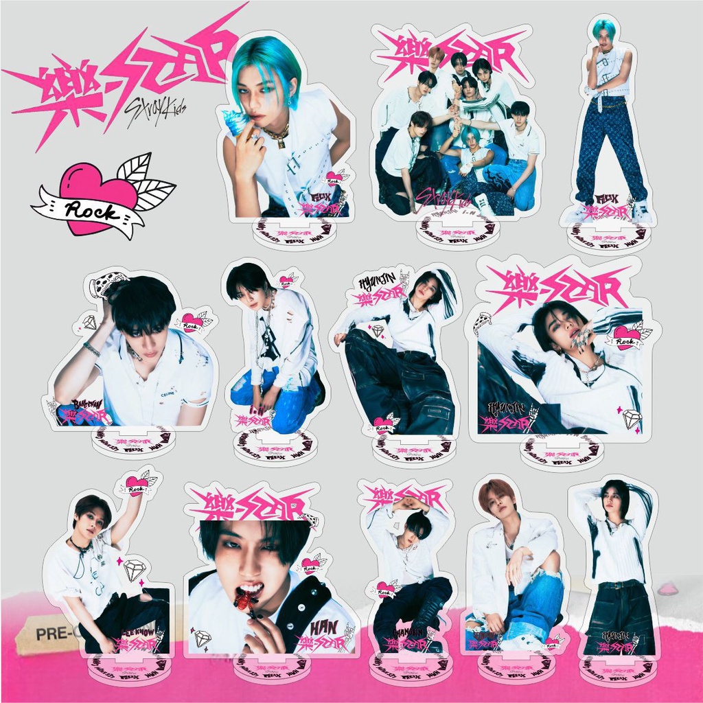 Yyds STRAY KIDS ป้ายอะคริลิคตั้งโต๊ะ รูปดาว CHANGBIN HAN LEE KNOW FELIX BANGCHAN IN อะคริลิค ...