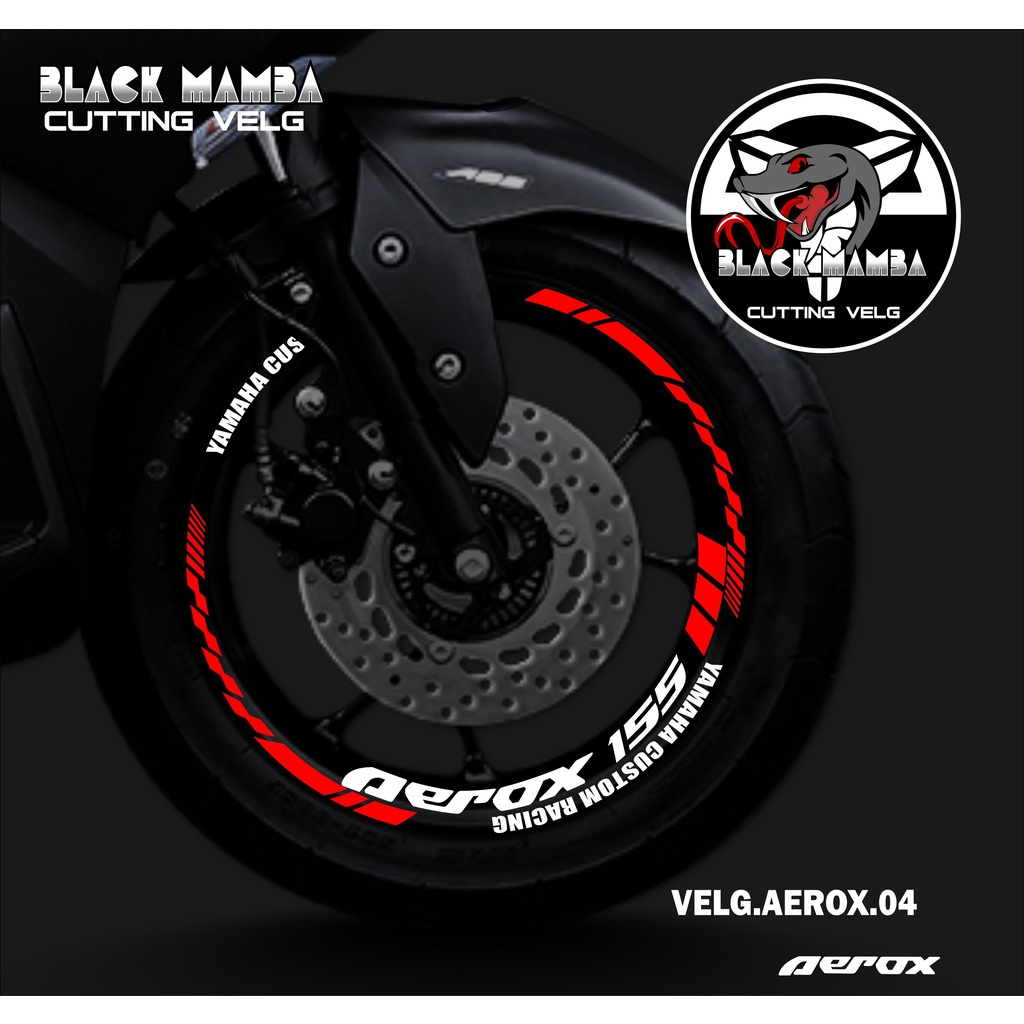 AEROX VELG STICKER - LIS STICKER LIST ยางหลากหลาย/VEL YAMAHA AEROX 04 ...