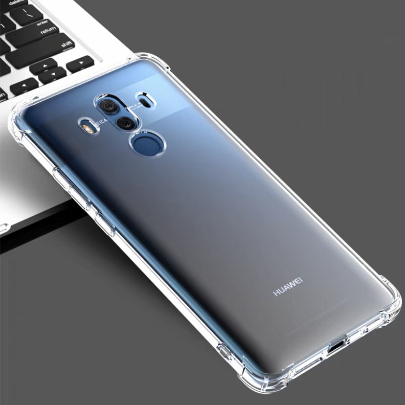 Huawei Mate 10 Pro BLA-L29 BLA-L09 BLA-A09 ยืดหยุ่น ยางนิ่ม คริสตัล ใส ...