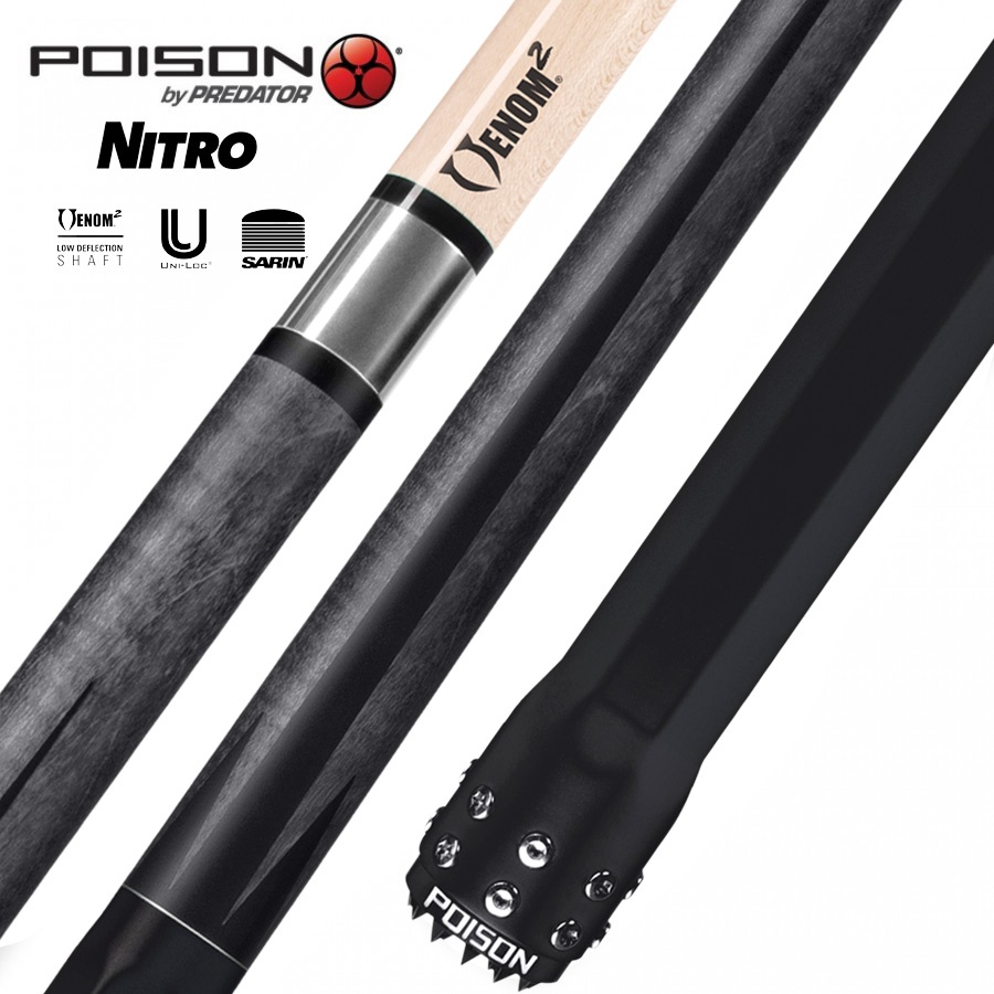ไม้คิวพูล Poison Nitro 3-2 Pool Cue | Shopee Thailand