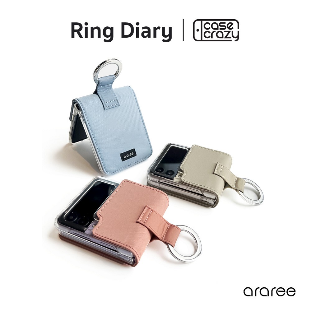 ARAREE รุ่น Ring Diary เคส Galaxy Z Flip4 | Shopee Thailand