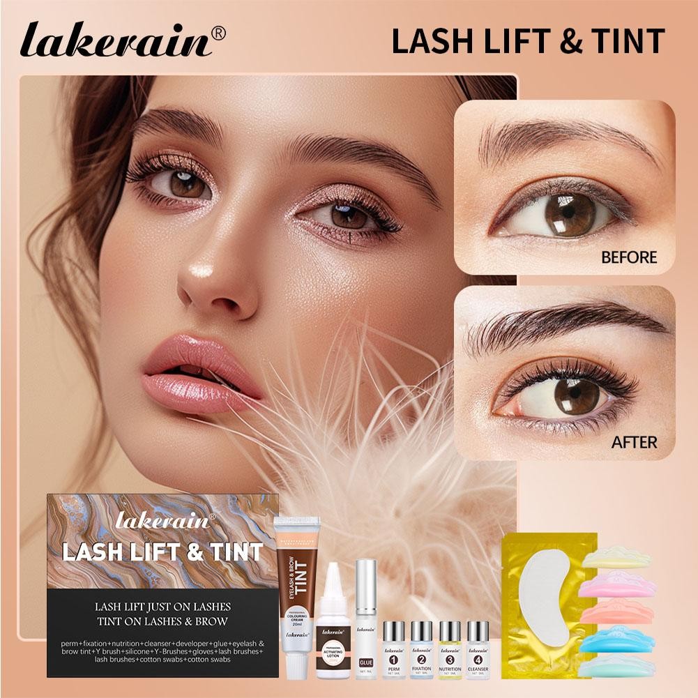 2in1 Lash Fast Lift และ Tint Kit Professional Eyelash Perm Lifting Kit ...