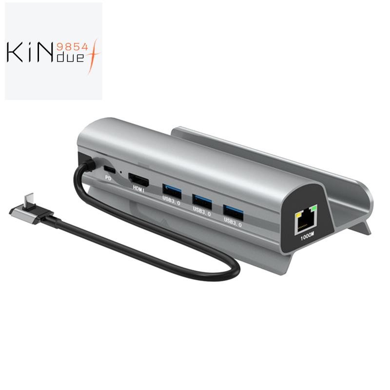 1 ชิ้น Dock Station ขาตั้งฐานทีวี Hub Holder Docking USB C ถึง RJ45 ...