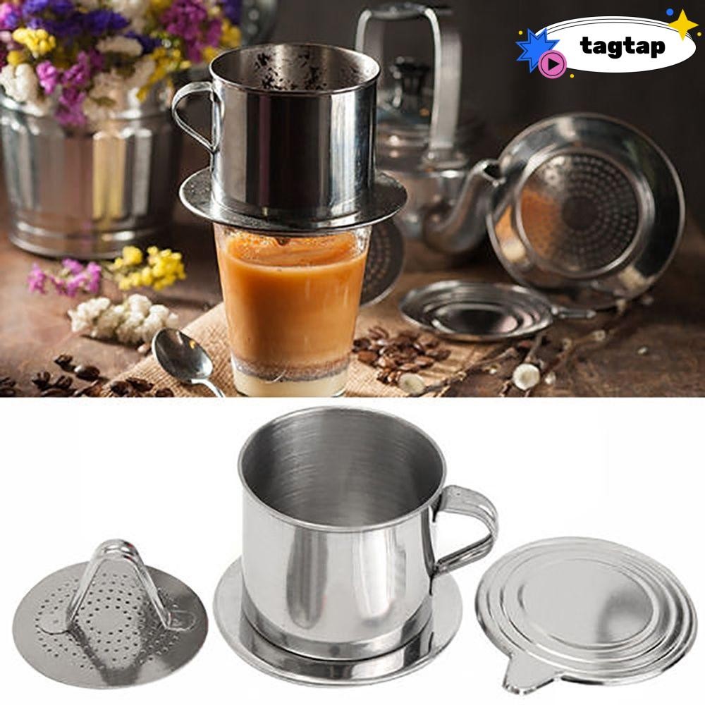 Tattapตัวกรองสแตนเลส Moka Pots Portable Maker Infuser | Shopee Thailand