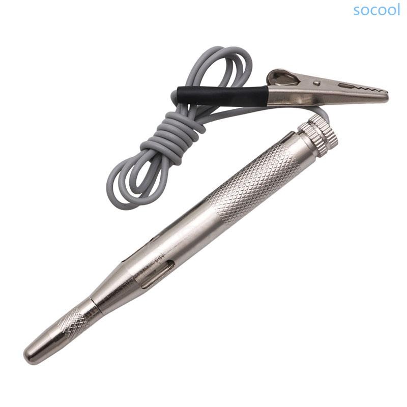 Soc* 6-24V เครื่องทดสอบวงจรแรงดันไฟฟ้าไฟฟ้าปากกา Probe Clamp โคมไฟ ...