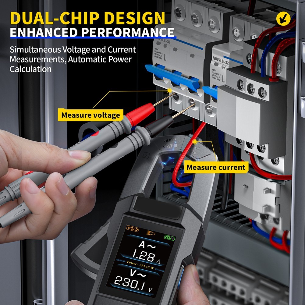 เครื่องวัดแคลมป์ดิจิตอล DMC100 ที่เชื่อถือได้ การทดสอบแรงดันแบบไม่สัมผัส | Shopee Thailand