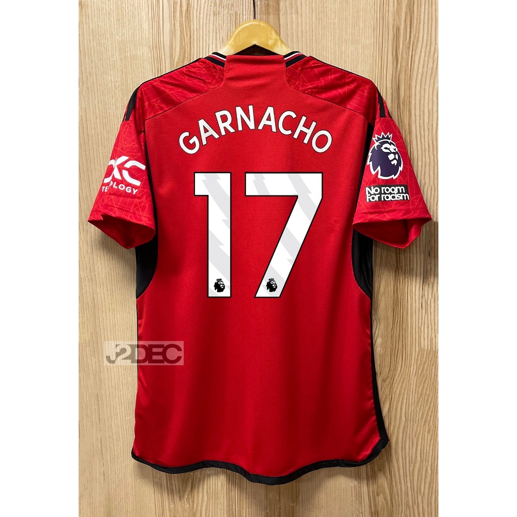 ไซส์ใหญ่ 3XL-5XL เสื้อบอล [3A แฟนบอล] แมนยู เหย้า 2023/2024 (เพิ่มชื่อ-อาร์มEPL-เบอร์นักเตะ นัก ...