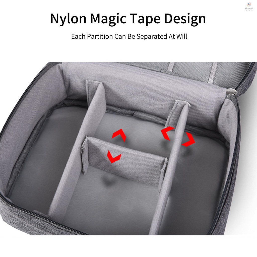 [TTHO] กระเป๋าจัดเก็บอุปกรณ์อิเล็กทรอนิกส์ สายเคเบิ้ล หูฟัง พาวเวอร์ ...