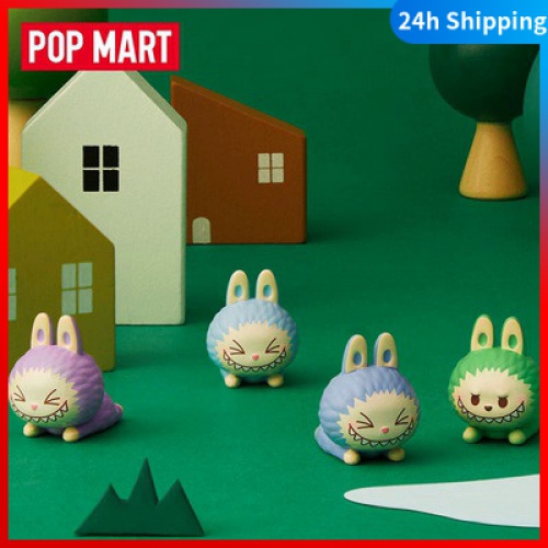 [เวอร์ชั่นของแท้] Popmart LABUBU Forest Lying Cute Pellet Set POPMART ...