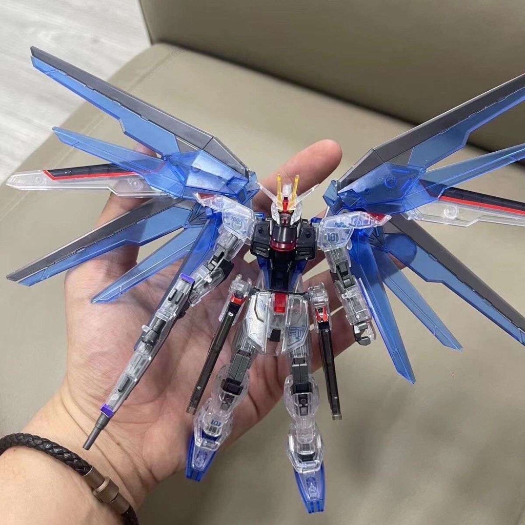 Hg/144 Freedom Gundam ZGMF-X10A Sakura Pink Freedom กันดั้ม + สติกเกอร์ ...