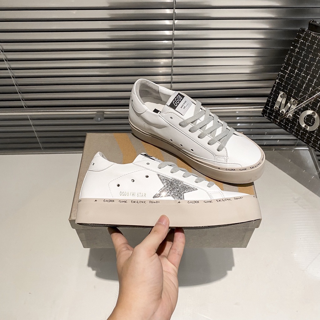 Ggdb Star รองเท้าผ้าใบลําลอง ส้นหนา เสริมส้น เข้ากับทุกการแต่งกาย สไตล์ ...