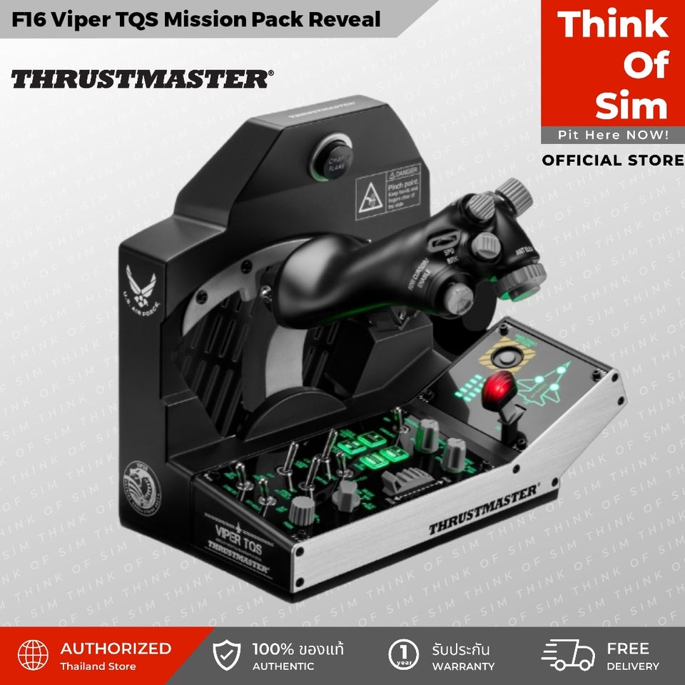 Thrustmaster F16 Viper TQS Mission Pack Reveal | Shopee Thailand