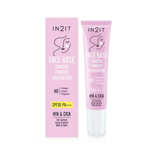 IN2IT Face Base Smooth Powder Foundation SPF30 PA+++ อินทูอิท เฟส เบส ...