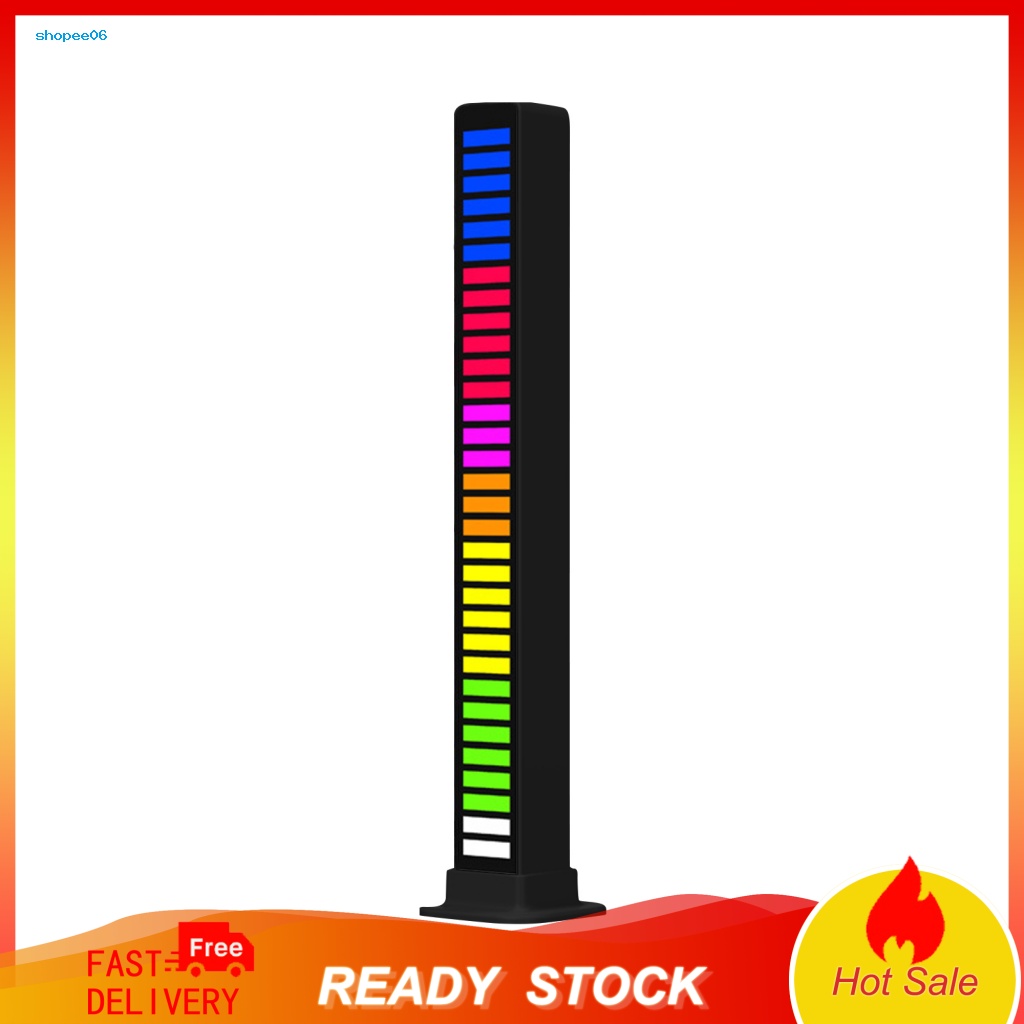 Setn โคมไฟตั้งโต๊ะ LED RGB ควบคุมเสียงเพลง หลากสีสัน สําหรับรถยนต์ | Shopee Thailand