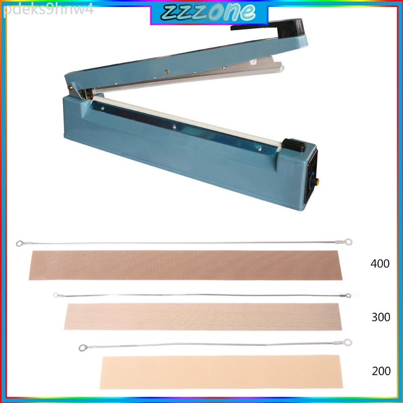 200/300/400mm Impulse Sealer Heat Wire Element Strip Sealing Machine ...