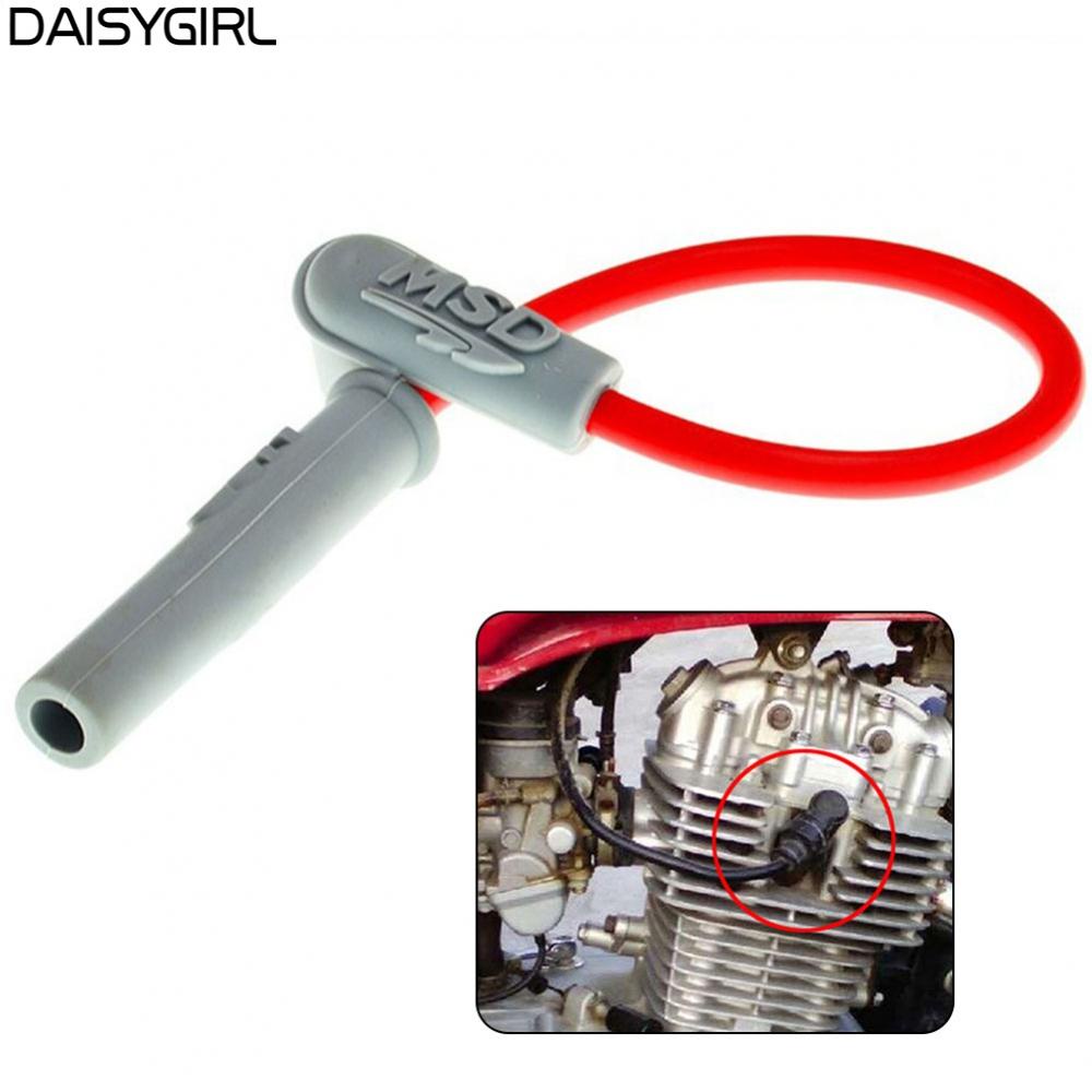 【DAISYG】Motor Spark Plug Cable Grey & Red MSD Cable Motor Tunning Parts ...