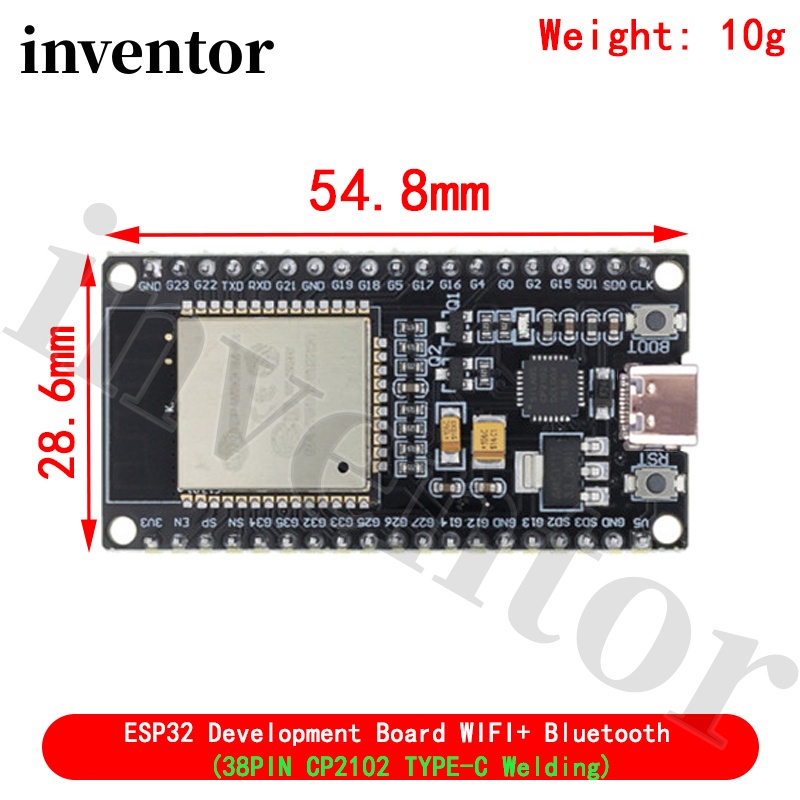 บอร์ดทดลอง ESP32 CP2102 CH340C WiFi และโมดูลบลูทูธไร้สาย ใช้พลังงานต่ํา ...