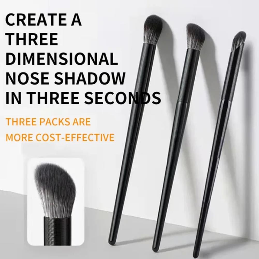 แปรงแต่งหน้าหัวเฉียง Finger Abdomen Nasal Shadow Light แปรงจมูกแปรงสูง ...