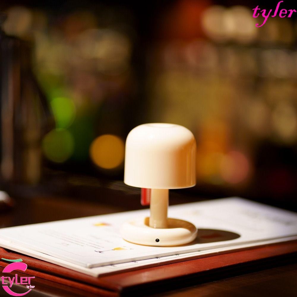 Tyler Sunset Night Light, Mini LED เห็ดตารางโคมไฟ, USB ชาร์จข้างเตียงตก ...