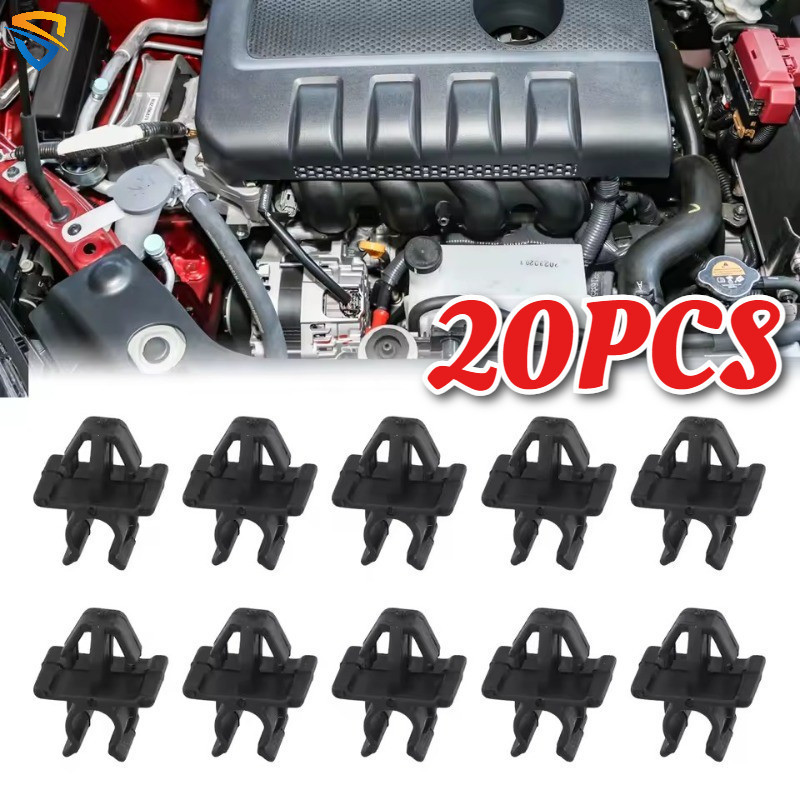 รถ Hood Prop Rod คงที่หัวเข็มขัด Auto Bonnet Prop Rod Fastener คลิปการ ...