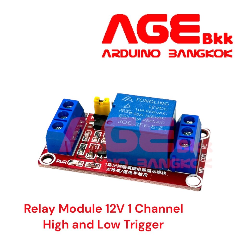 Relay Module 12V 1 Channel isolation High And Low Trigger 250V 10A ...