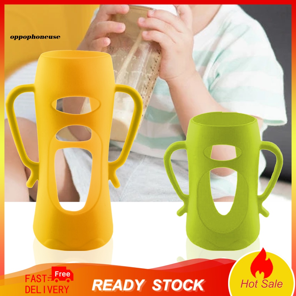 Oppo 160/240 มล. ปลอกขวดนม รูกว้าง การออกแบบ ทนความร้อน วัสดุเกรดอาหาร ...