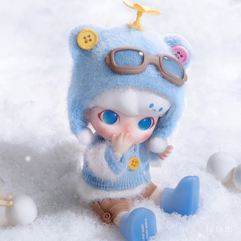 DIMOO Bear Pilot Series Popmart Toys Movable Bjd Doll Cute Anime Figure ...