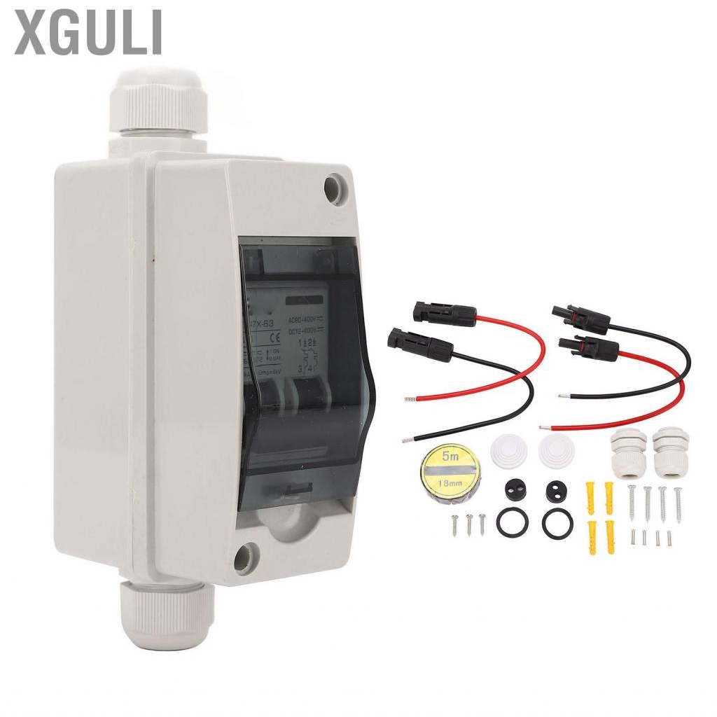 Xguli Small Breaker Box Easy Installation Dual Power PV Disconnect ...