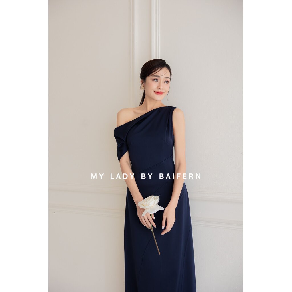 ชุดเดรสไปงานแต่ง ชุดออกงาน MY LADY BY BAIFERN - ML0452 | Shopee Thailand