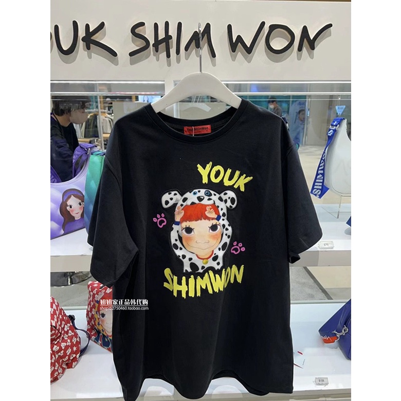 [YOUK Shim WON Lu Xinyuan] Daigou 23 เสื้อยืดแขนสั้น ผ้าฝ้ายแท้ ลาย ...