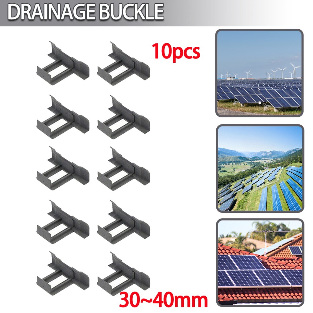 Solar Panel Mud Removal Clips Water Drain Water Diversion Clip Drainage ...